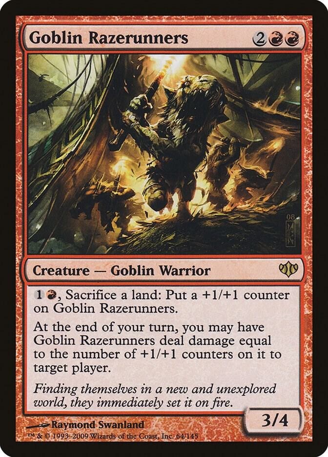1x Goblin Razerunners - Conflux - EX/SP - Italian - OOP MTG | eBay