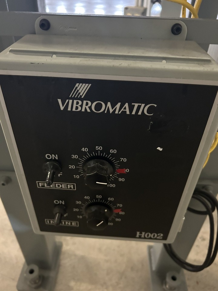 VIBROMATIC 12” Vibrating Bowl Feeder w/ H002 Controller & Table! | eBay