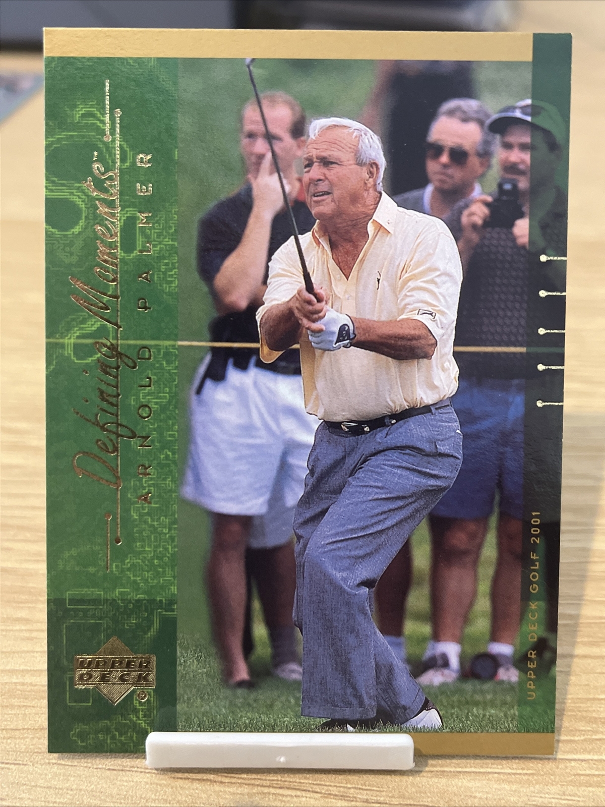 2001 Upper Deck Golf Trading Cards #127 Arnold Palmer Defining Moments ...