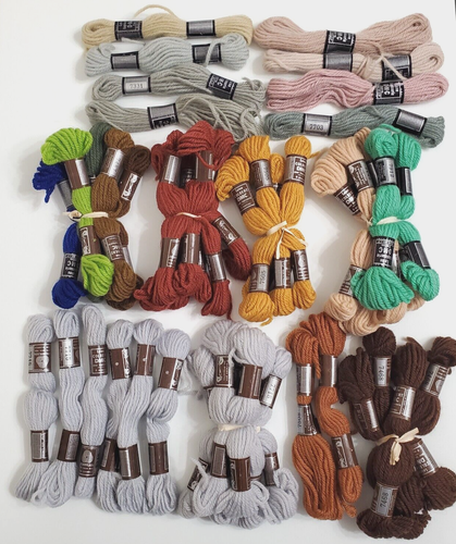 DMC Laine Colbert Lot of 47 Skeins Mixed Tapestry Wool Needlepoint Yarn France | eBay