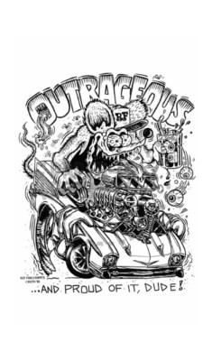 OUTRAGEOUS - ED "BIG DADDY" ROTH MONSTER RAT CARD | eBay