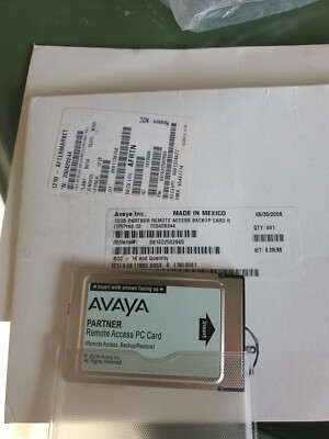 1 Avaya Lucent ACS Partner Remote Access PC Card 12G5 700429244 NEW | eBay