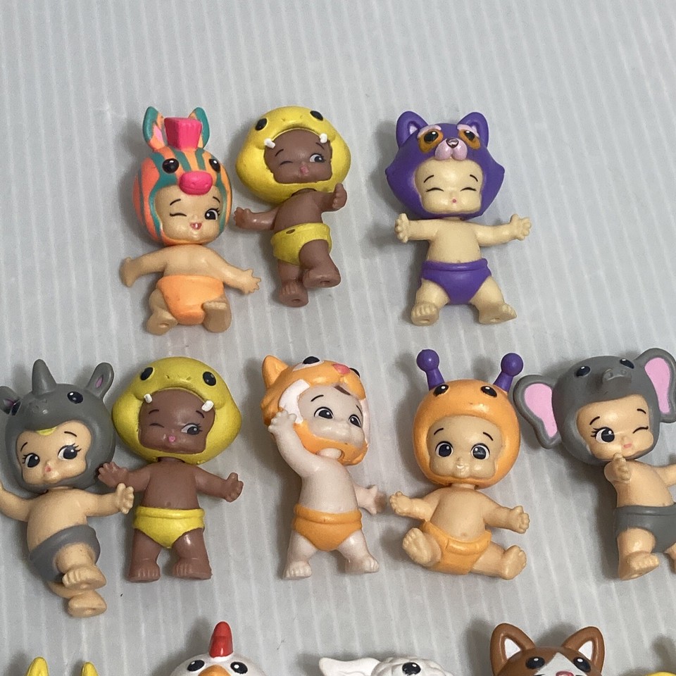 Twozies Figures Lot 13 Babies & 2 Pets 2” Moose Toys | eBay