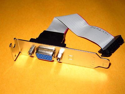 15Pin Low Profile Half Height VGA Bracket Cable with Screws | eBay