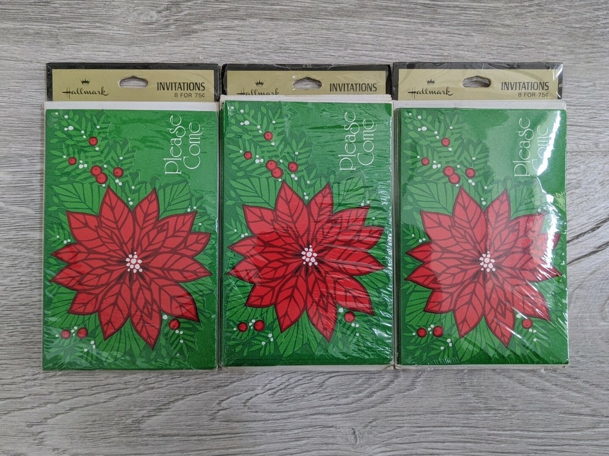 Hallmark Holiday Invitations Vintage Hallmark Geese Holiday