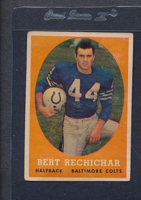 1958 Topps #074 Bert Rechichar Colts Poor *148 | eBay