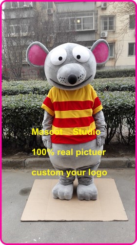 Mouse Mascot Costume Cosplay Party Chic Dress Outfit Advertising ...