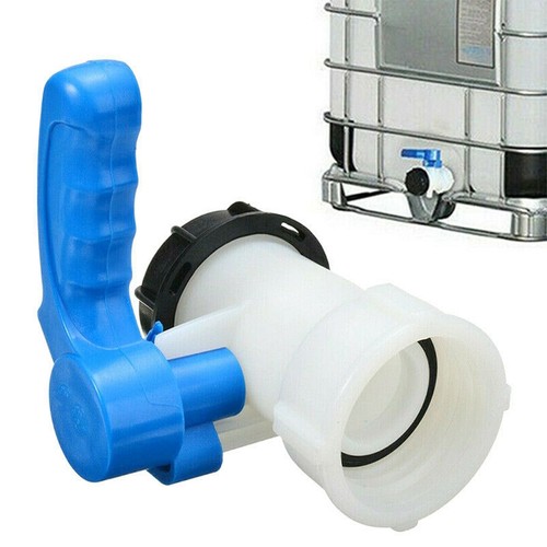 Plastics IBC Tote Tank-Butterfly Connections Valve Tap Outlet Drain ...