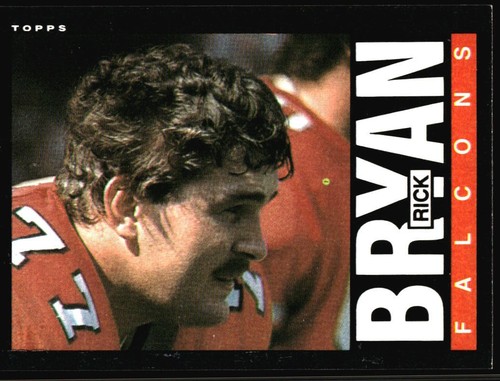 1985 Topps Rick Bryan Rookie #14 Atlanta Falcons | eBay
