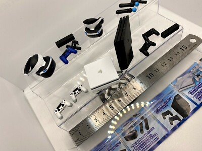 Playstation 4 Mini Figure Complete Set (Figurines, not actual Console ...