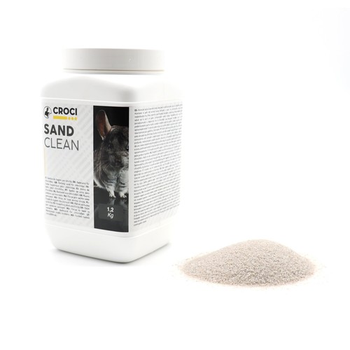 Croci Sand Clean Sabbia fine per cincilla criceti e piccoli roditori a ...