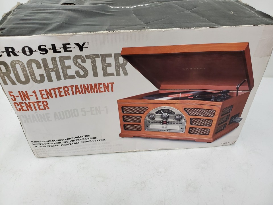 Crosley Stereo Turntable Sound System Cr66-pa Rochester (133908-6 AO W4 ...