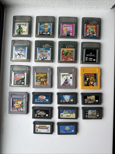 (LOT OF 20+) GameBoy Color Advance GB GBC GBA Cartridges - TESTED | eBay