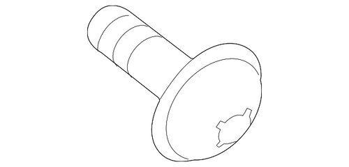 Genuine Mercedes-Benz Interior Quarter Panel Trim Panel Bolt 000000 ...