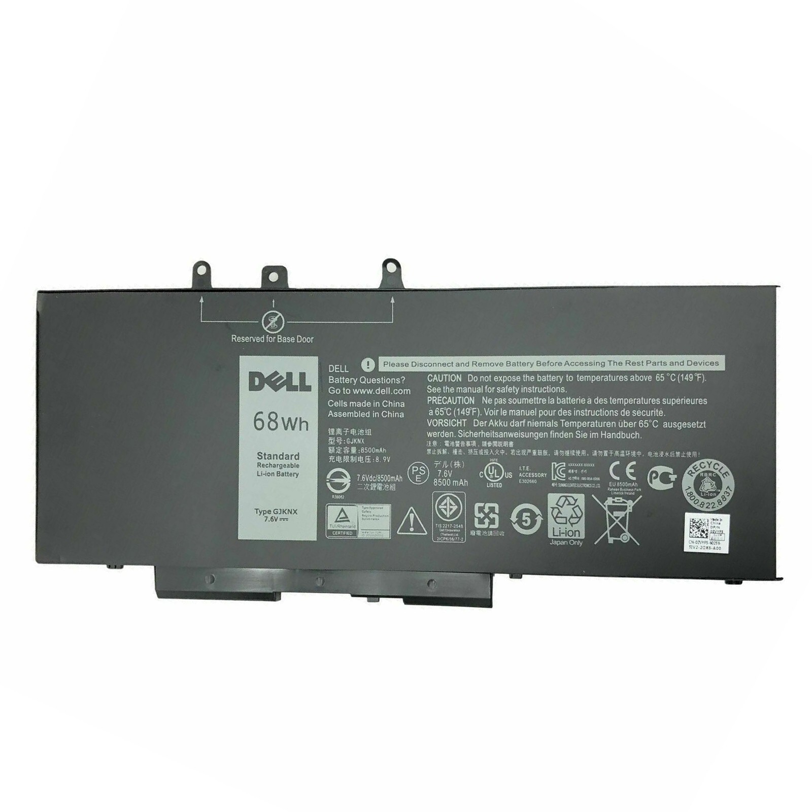 Dell Latitude Precision 68Wh Li-Ion Battery - 3HWPP for sale online | eBay