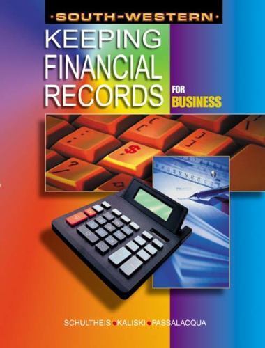 Keeping Financial Records for Business 9780538691512| eBay