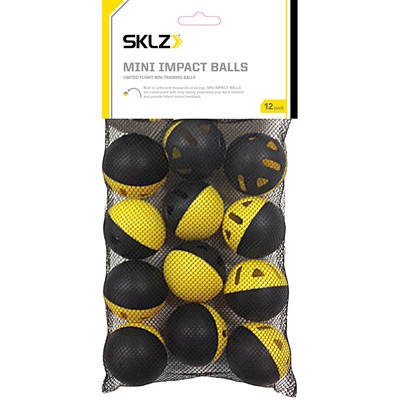 SKLZ Mini Impact Training Baseballs 12-Pack - Black/Yellow | eBay