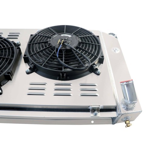 3 ROW Radiator & Shroud Fan Fits 1977-1982 Chevy Corvette C3 350/305 5. ...