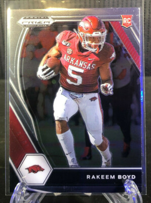 RAKEEM BOYD - 2021 Prizm Draft Picks Base Rookie Card Arkansas ...