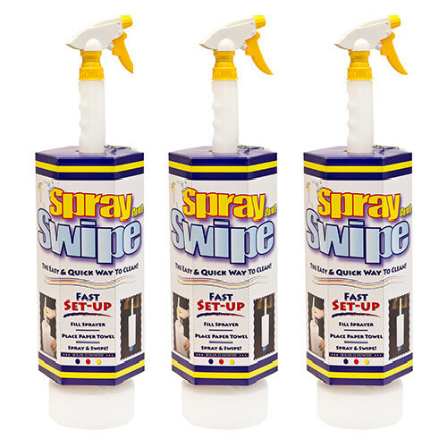 Spray and Swipe 3 Pack (Spray Bottle & Paper Towel Holder in 1) | eBay