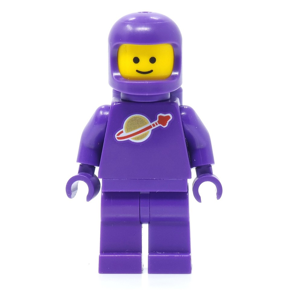 Lego Classic Space - Dark Purple Spaceman Minifigure - Airtank Helmet ...