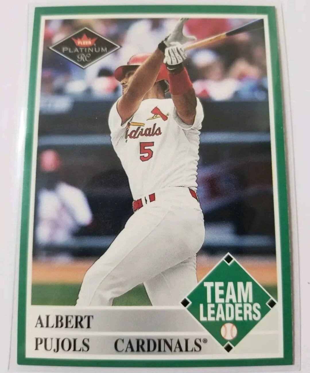 2001 Fleer Platinum - Team Leaders #435 Albert Pujols Rookie Card RC ...