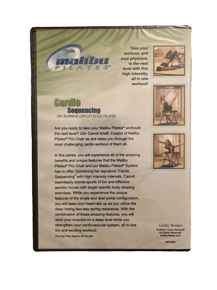 Malibu Pilates Cardio Sequencing Workout DVD Health Weight Loss | eBay