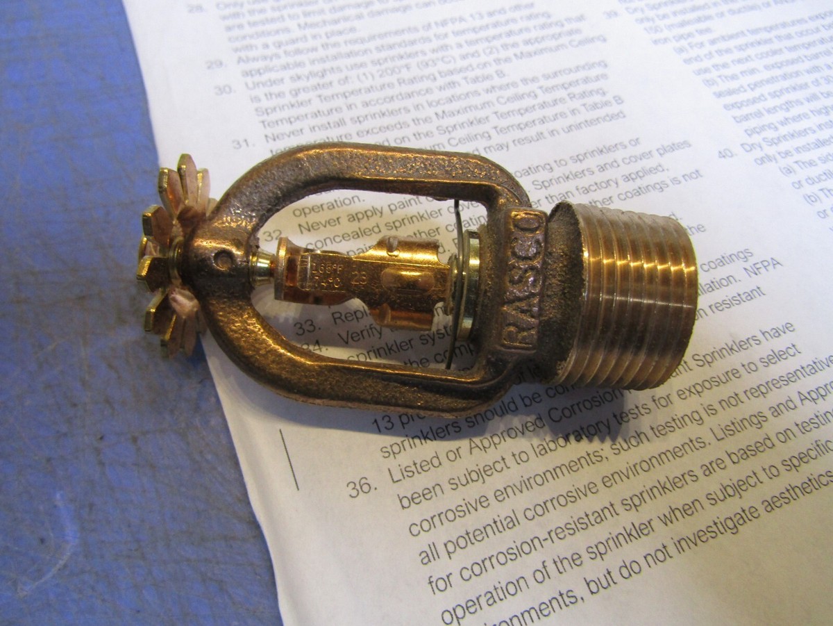 Reliable Dry Pendent Sprinkler Pendent Sprinkler Head | R1017 Reliable