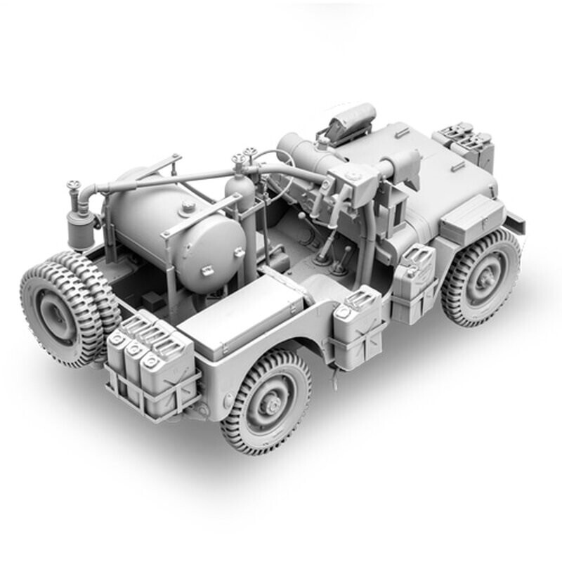 1/16 U.S Army WW II Willys Jeep Car WASP Flamethrower Assembly Kit | eBay