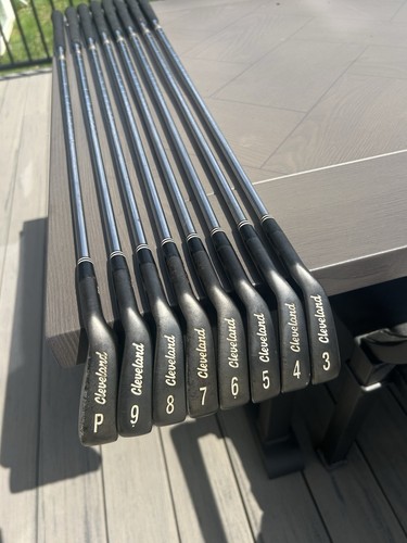 Cleveland TA5 Gunmetal Iron Set 3-9W; SW True Temper Regular Steel Mens ...