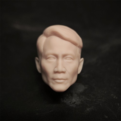 Blank 1/10 Scale The Matrix Collin Chou Head Sculpt Unpainted Fit 7 ...