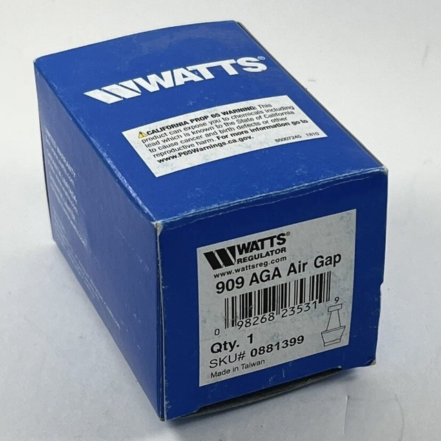 Watts 909 Aga Air Gap Lf909 0881399 REDUCED Pressure Zone Backflow ...