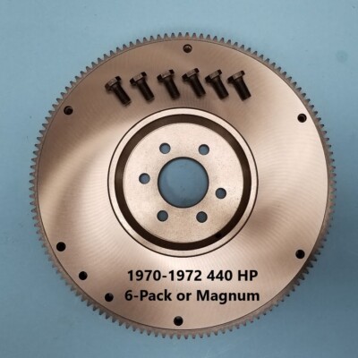 Mopar 1970-72 440 HP Magnum 6 pack Flywheel 10.5” 130 tooth External ...