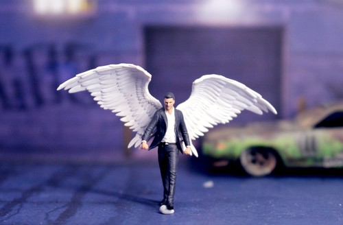 1/64 1:64 model 3D PRINT TOY Gabriel Seraphim satan fit 1:64 car mini ...
