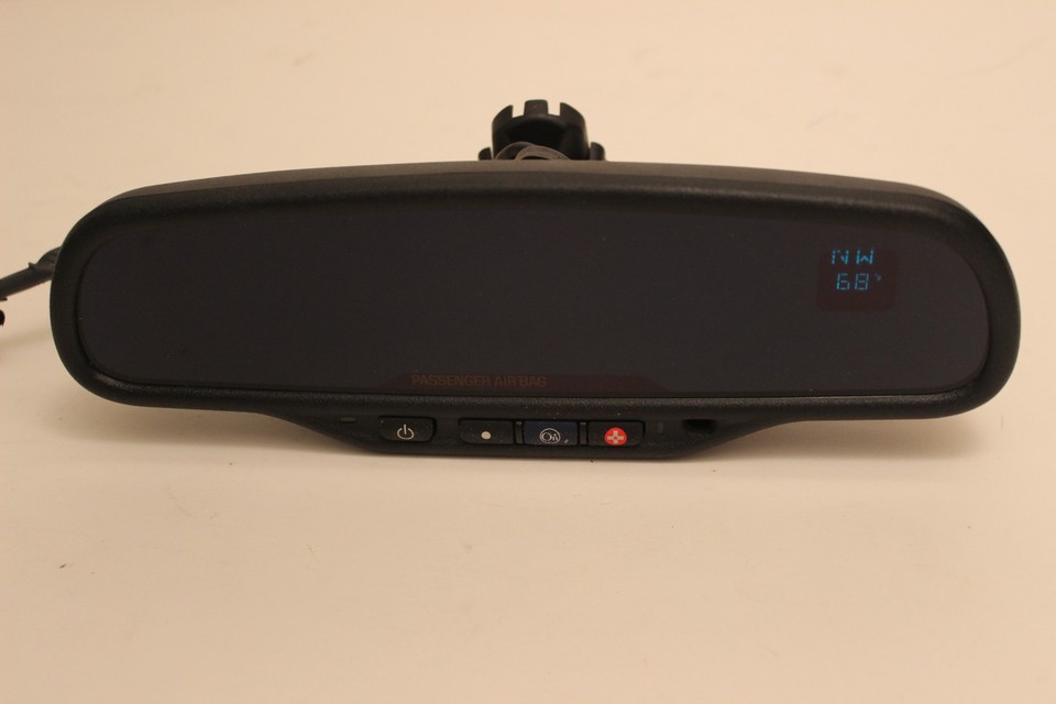 2003-06 Tahoe Yukon Suburban Sierra Avalanche Rear View Mirror Compass ...
