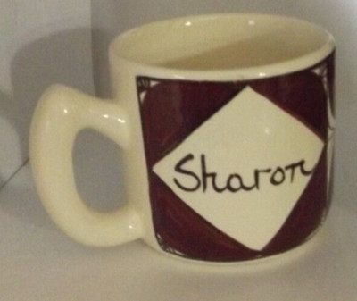 Handmade Hawaiian coffee mug word Sharon and Kalona Pohaku kiln | eBay