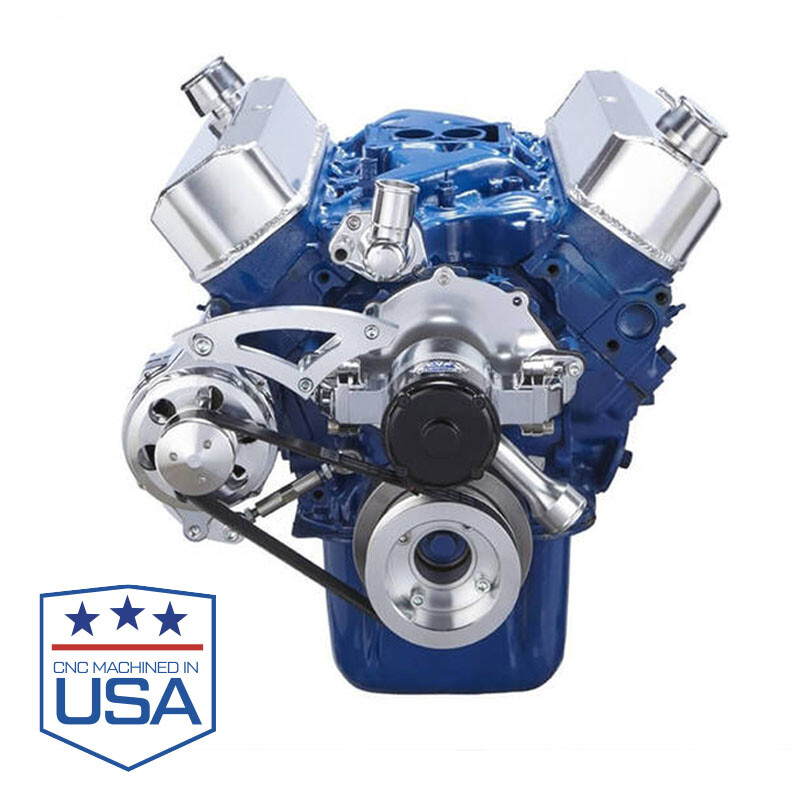 Small Block Ford 289 302 SBF Serpentine Kit Electric Water Pump ...