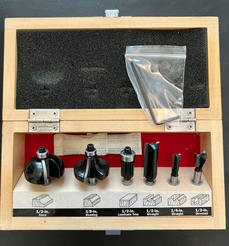 Craftsman 6 Piece ROUTER BIT SET Unused | eBay