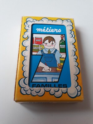 paquet de carte jeu de 7 familles métiers | eBay