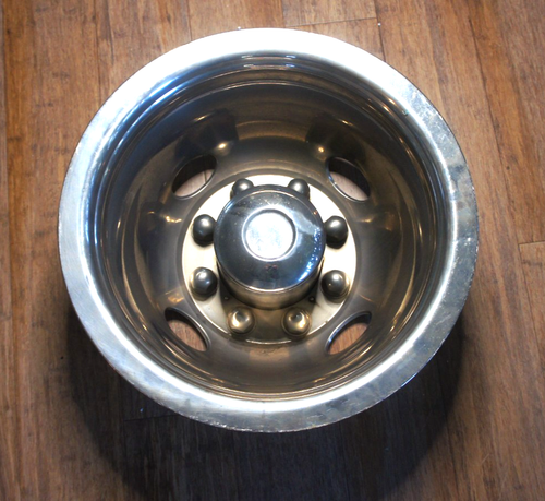 Wheel Simulator Rim Hub Cap Cover Deep Dually 14" truck trailer man ...