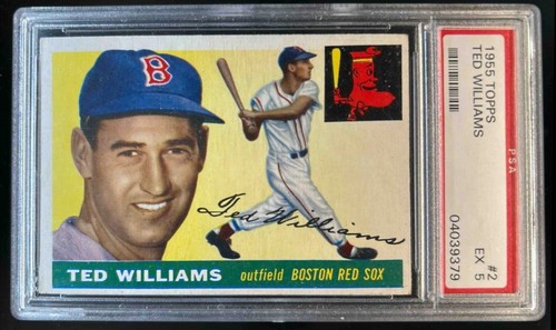 1955 Topps Ted Williams #2 Red Sox PSA 5 | eBay