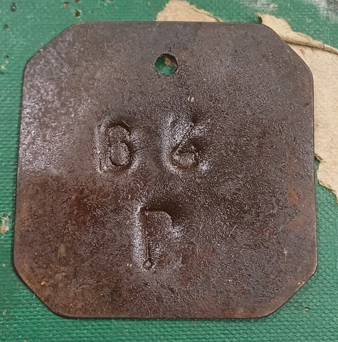 VERY RARE Malta Oven Tag Used at Bakeries for heating Food Paola No 29 ...