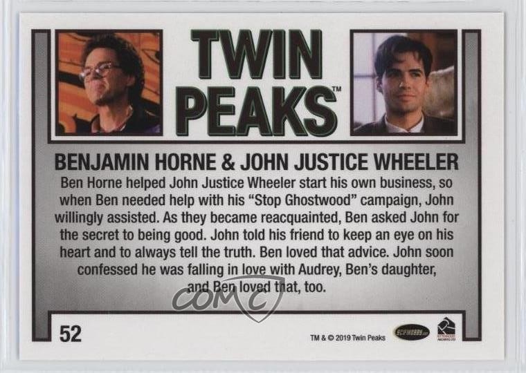 2019 Rittenhouse Twin Peaks Archives Benjamin Horne & John Justice ...