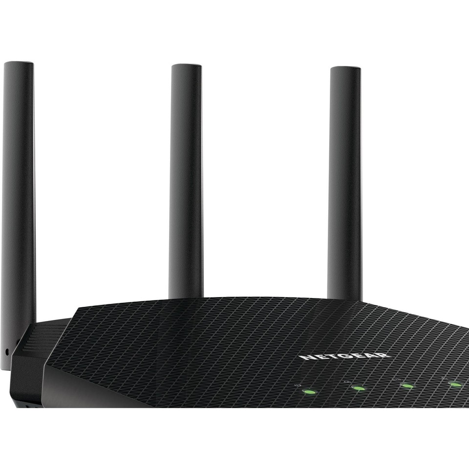 Netgear RAX10-100NAR 4-Stream AX1800 DualBand WiFi6 Router Certified ...