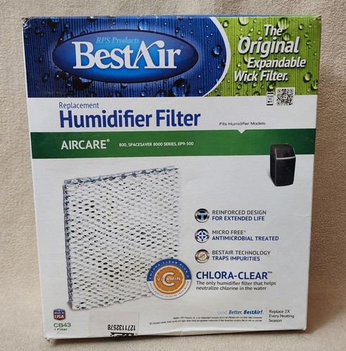 BestAir CB43 Wick Humidifilter Filter Fits 800 Spacesaver 8000 EP9-500 ...