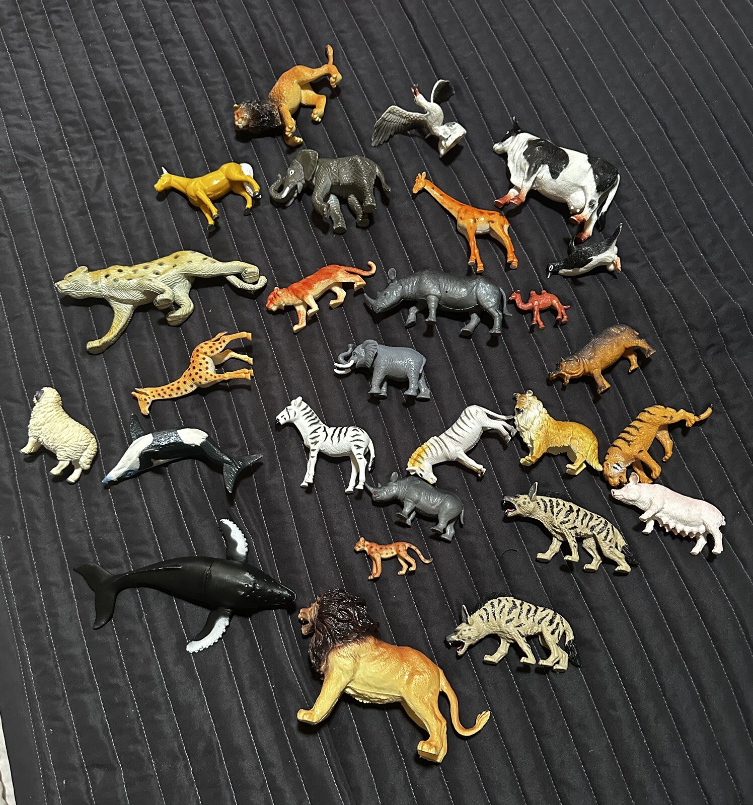 Lots 27 Animal Toys Plastic All Mixed Sizes Kids Farm Wild Play Time | eBay