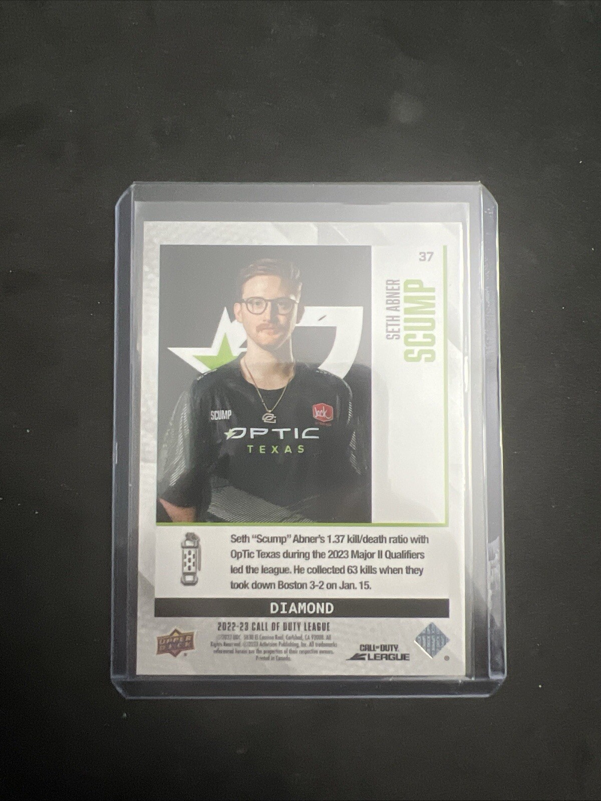 NEW 2023 Call of Duty Upper Deck Scump Diamond Card! | eBay