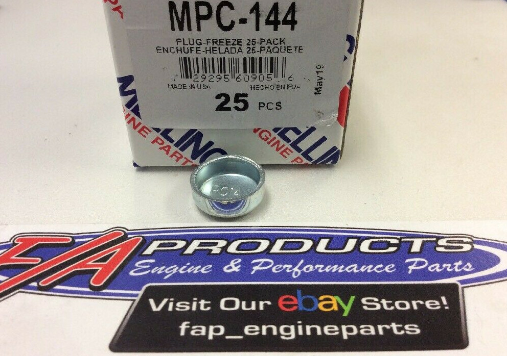 Melling MPC-144 Steel 11/16" Engine Expansion Plugs Deep Cup Freeze Out ...