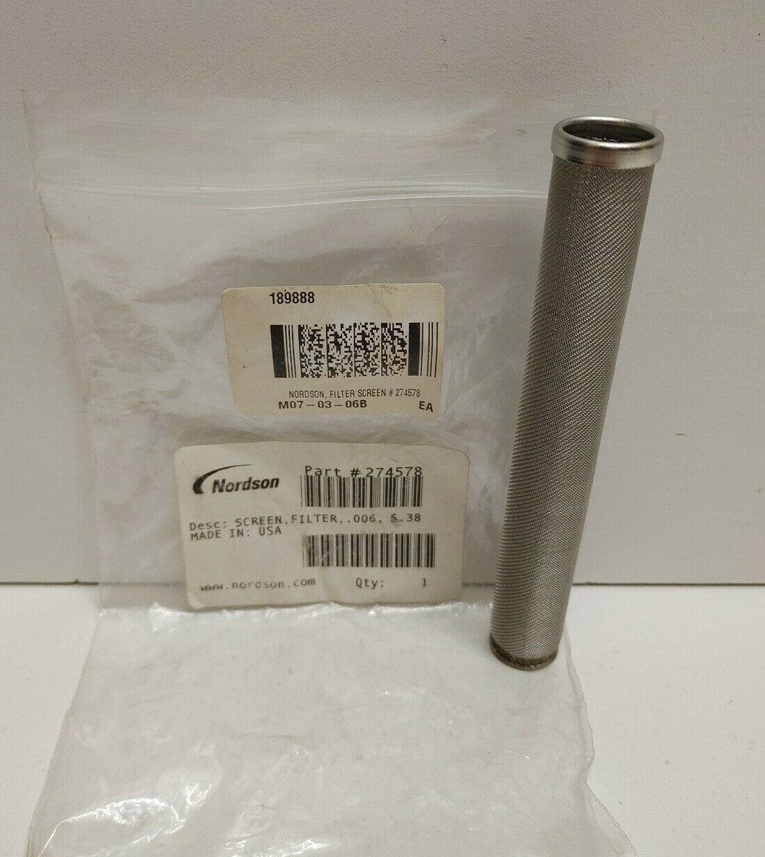 NEW OLD STOCK! NORDSON TANK FILTER SCREEN 274578 | eBay