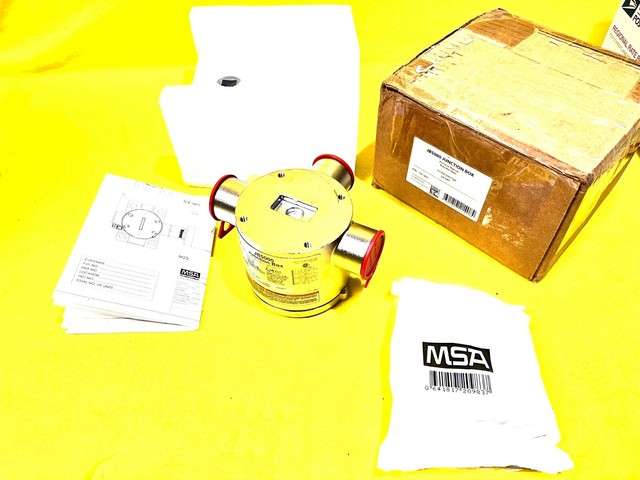 MSA JB5000 STAINLESS STEEL FIXED GAS & FLAME DETECTION JUNCTION BOX 3/4 ...